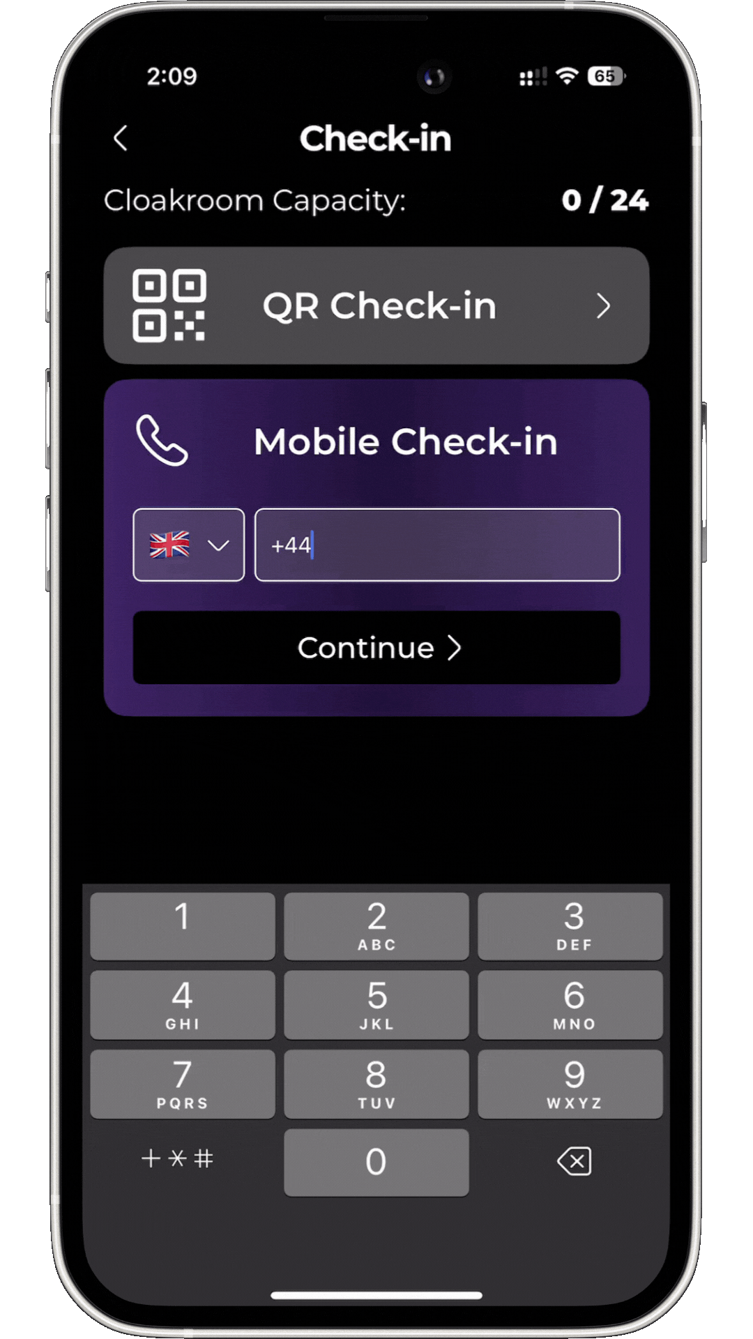 Digital Cloakroom Tickets - Neverleft
